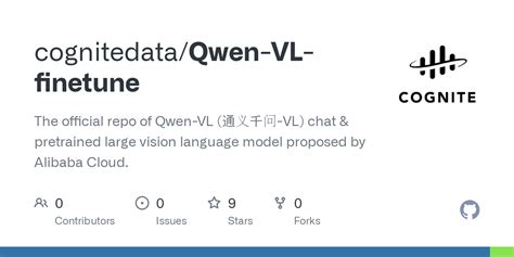 github cognitedata qwen vl finetune the official repo of qwen vl