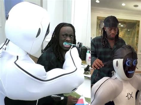 Kai Cenats 24000 Ai Robot Assistant Brushes His Teeth During Mafiathon 2