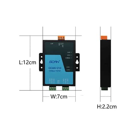 Ethernet To Can Gateway Converter Gcan 212 Device Flash Storage Rj45