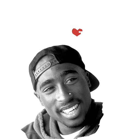 Tupac Smiling Black And White