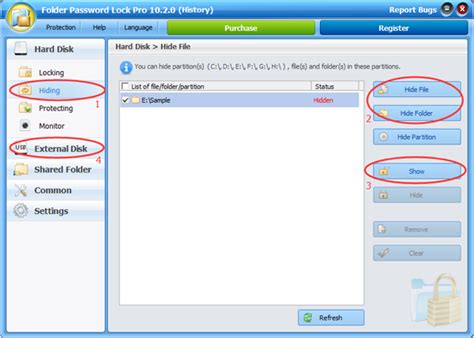 User Guide For Folder Password Lock Pro