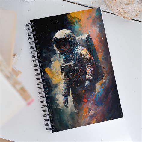Astronaut Spiral Notebook Space Notebook Space School Supplies Astronaut To Be T