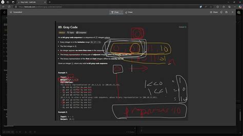 Leetcode 89 Gray Code Java Youtube
