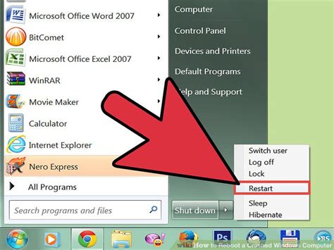 How To Reboot A Crashed Windows Computer 8 Steps With Pictures