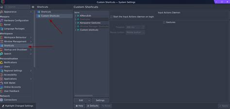 Manjaro Plasma Custom Shortcuts Kde Plasma Manjaro Linux Forum