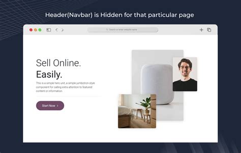 Hide Header Footer Bizople