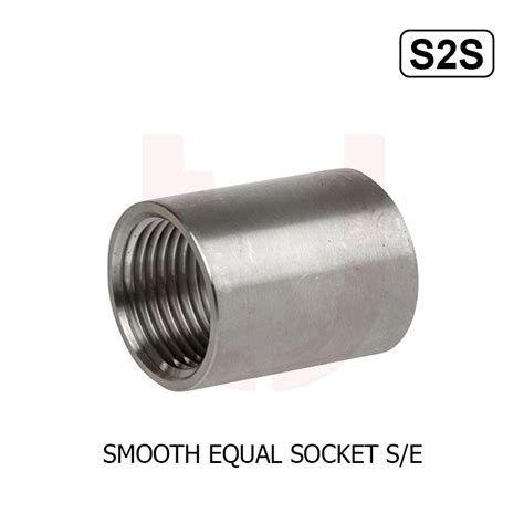 S2s Stainless Steel Equal Socket Smooth Full Threaded Syarikat