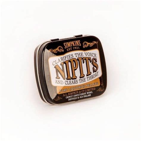 Simpkins Nipits Pure Liquorice Pellets Tin 12g