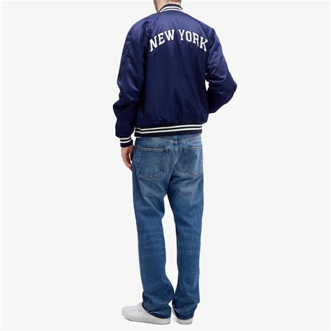 Polo Ralph Lauren Lined Varsity Jacket Aviator Navy End