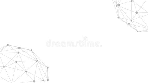 Technology Abstract Background Dots Connected By Lines Minimalist