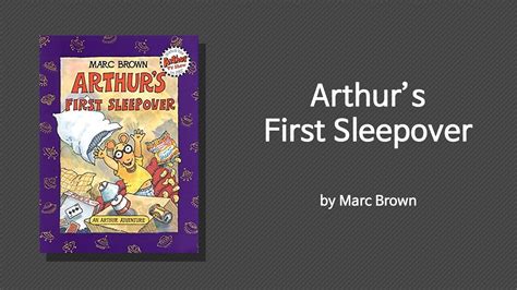 영어책 읽어주기 An Arthur Adventure│arthurs First Sleepover By Marc Brown