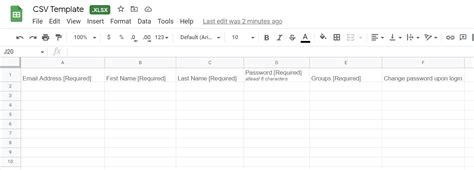 Creating User Accounts By Bulk Using Csv File