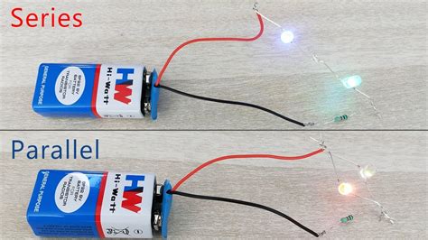 Series Parallel Connection Of LEDs Simple Project Tutorial YouTube