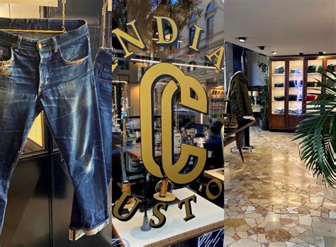 A Looks Inside The Candiani Denim Store In Milan Italy Long John