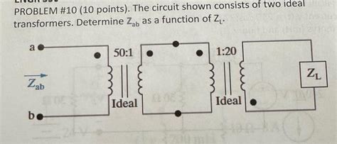 Solved Problem 10 10 Points The Circuit Shown Consists
