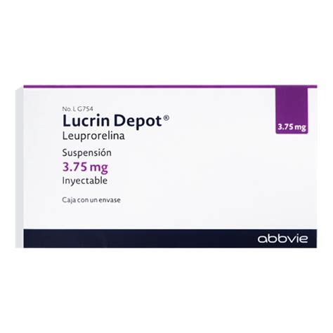 Lucrin Depot 3 75mg Distribuidora Sta María