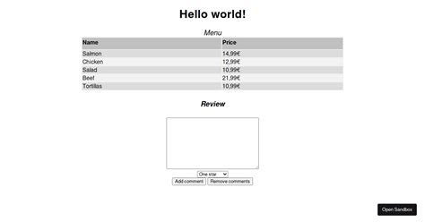 Web Week2 Codesandbox