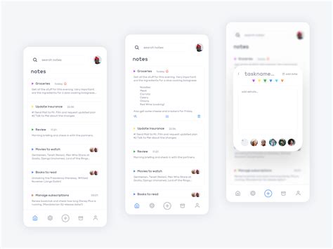 Light Ui List App By Simon Lürwer On Dribbble