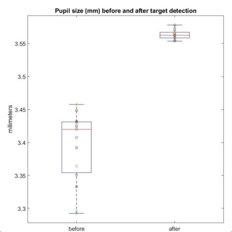 Figure Pupil Size Mm Before And After Conscious Reports Of Target Download Scientific Diagram