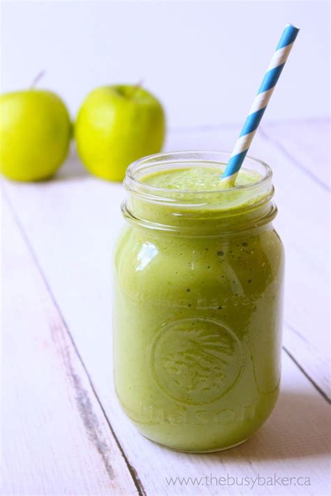 Green Apple Spinach Smoothie Recipe Smoothie Recipes Spinach