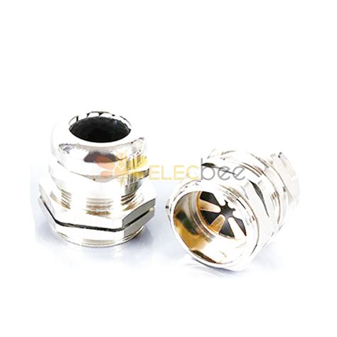 Emc Copper Nickel Plated Metal Shielded Connector Cable Gland Waterproof Connector New Energy