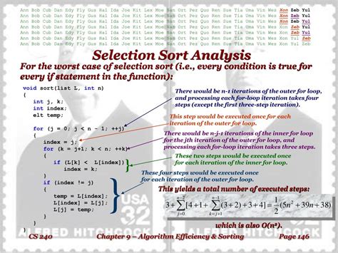 Ppt Chapter 9 Algorithm Efficiency And Sorting Powerpoint Presentation