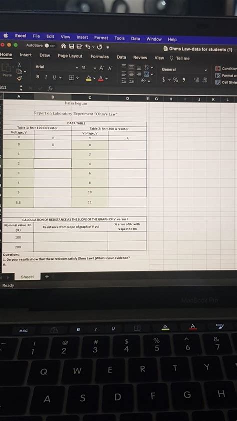 Solved Excel File Edit View Insert Format Tools Data Window