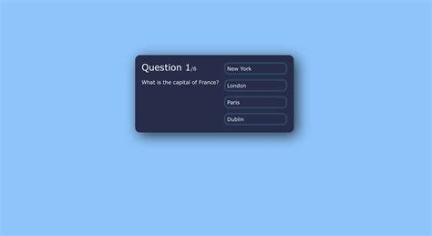 Github Duvbarrettreact Quiz App