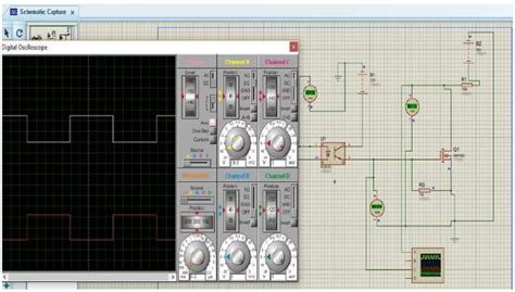 Voltage Pulses Display By Oscilloscope In Pulse Generator Of Edm