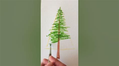 Shorts Как рисовать деревья Youtube