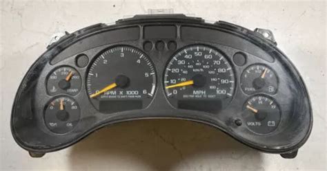 2000 2002 Jimmy Sonoma S10 Blazer Speedometer Cluster 16 Ggs Meses Sin Interés