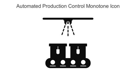 Automated Production Control Monotone Icon In Powerpoint Pptx Png And