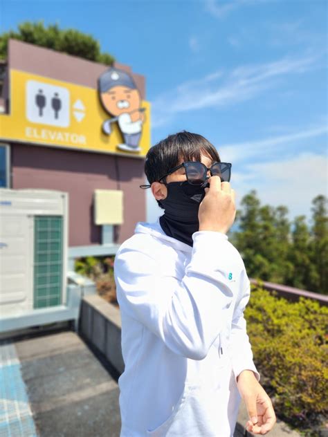 골프장 필드 용품 얼굴햇빛가리개 사용후기 디베코 자외선차단 마스크 네이버 블로그