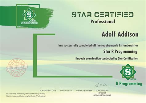 R Programming Certification Course Star Certification
