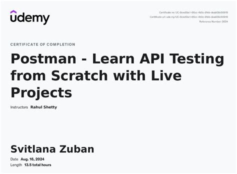 svetlana zuban on linkedin api postman continuouslearning skilldevelopment udemy