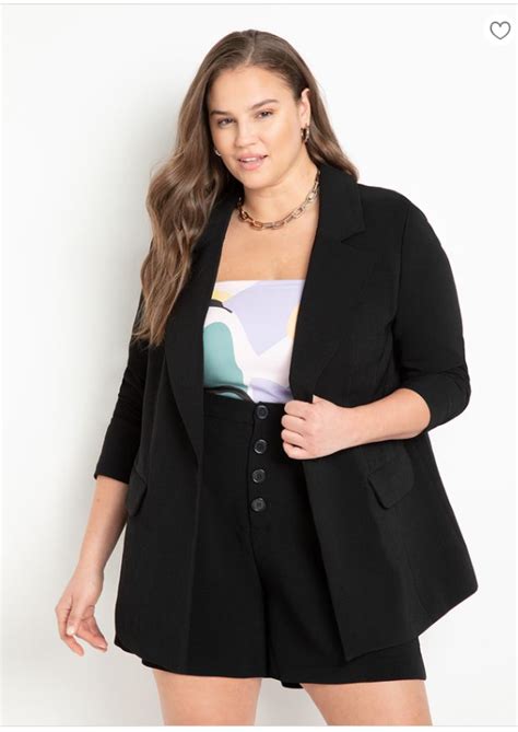 11 Plus Size Blazer Short Set Options Plus Size Fashion Where To