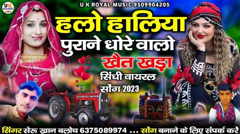 Rajasthani New Song हलो हालिया पुराने धोरे वालो खैत खड़ा सिंधी
