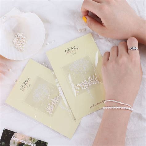 담수 진주 비즈 팔찌만들기 [dahlia 못난이진주 팔찌 Diy Kit 키트 세트] 감도 깊은 취향 셀렉트샵 29cm