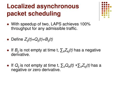 ppt localized asynchronous packet scheduling for buffered crossbar