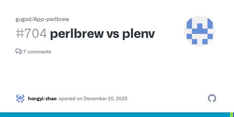 Perlbrew Vs Plenv · Issue 704 · Gugodapp Perlbrew · Github