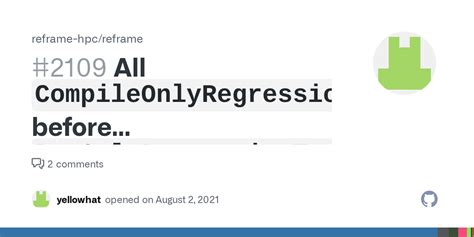 All `compileonlyregressiontest` Before `runonlyregressiontest` · Issue
