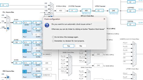 Solved Clock Configuration Setting On Stm32h750b Dk Post