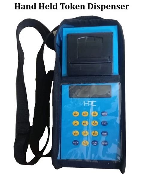 HPC Hand Held Inch Token Dispenser Machine With Battery Model HPC B At Token