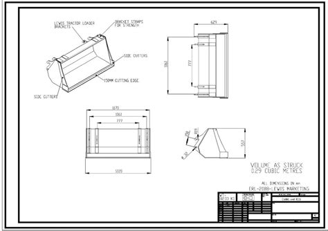 General Purpose Bucket 122m 48 Lewis Qh Loaders Telehandler Centre