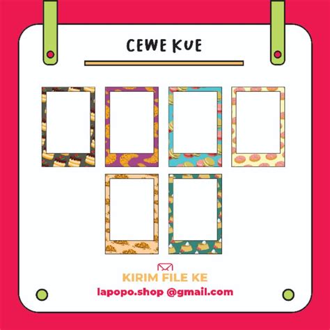Jual Cewe Kue Cetak Foto Polaroid Custom Shopee Indonesia