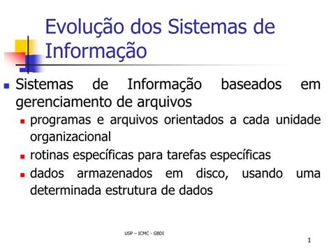 PPT Evolução dos Sistemas de Informação PowerPoint Presentation free download ID 7093514