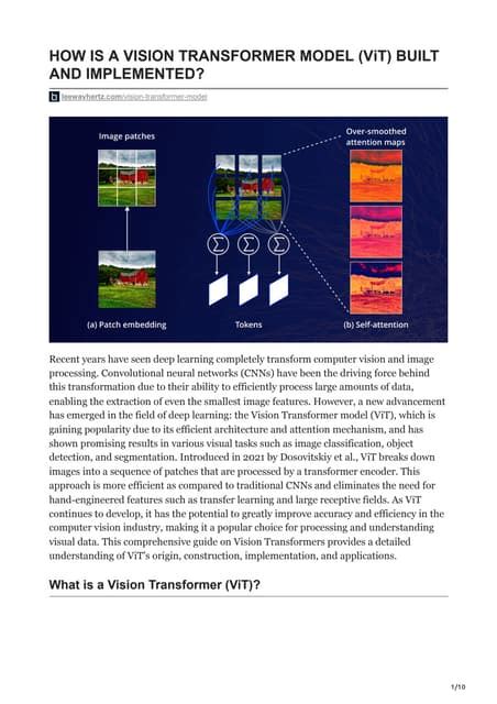 A Survey On Vision Transformer Pdf Artificial Intelligence Technology And Computing