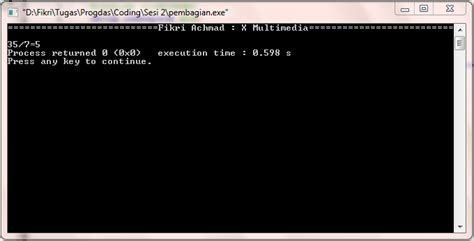 Fikri Achmads Blog Contoh Codingan Dengan Menggunakan Codeblocks