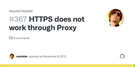 Does Not Work Through Proxy · Issue 367 · Requestrequest · Github