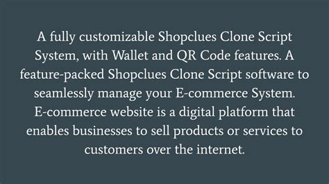 PPT Shopclues Clone Script DOD IT SOLUTIONS PowerPoint Presentation